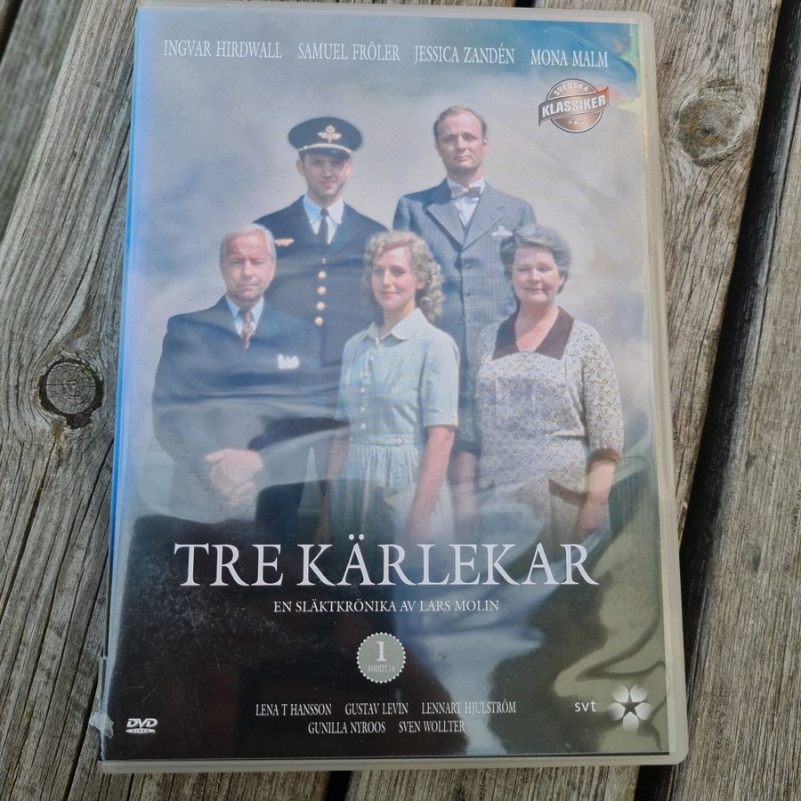 Tre Kärlekar av Lars Molin, 2 DVD-boxar avsnitt.. | Köp på Tradera (706922848)