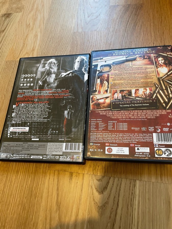 Sin City & Bad Town Outlaws - Dubbelpack DVD | Köp på Tradera (710990705)
