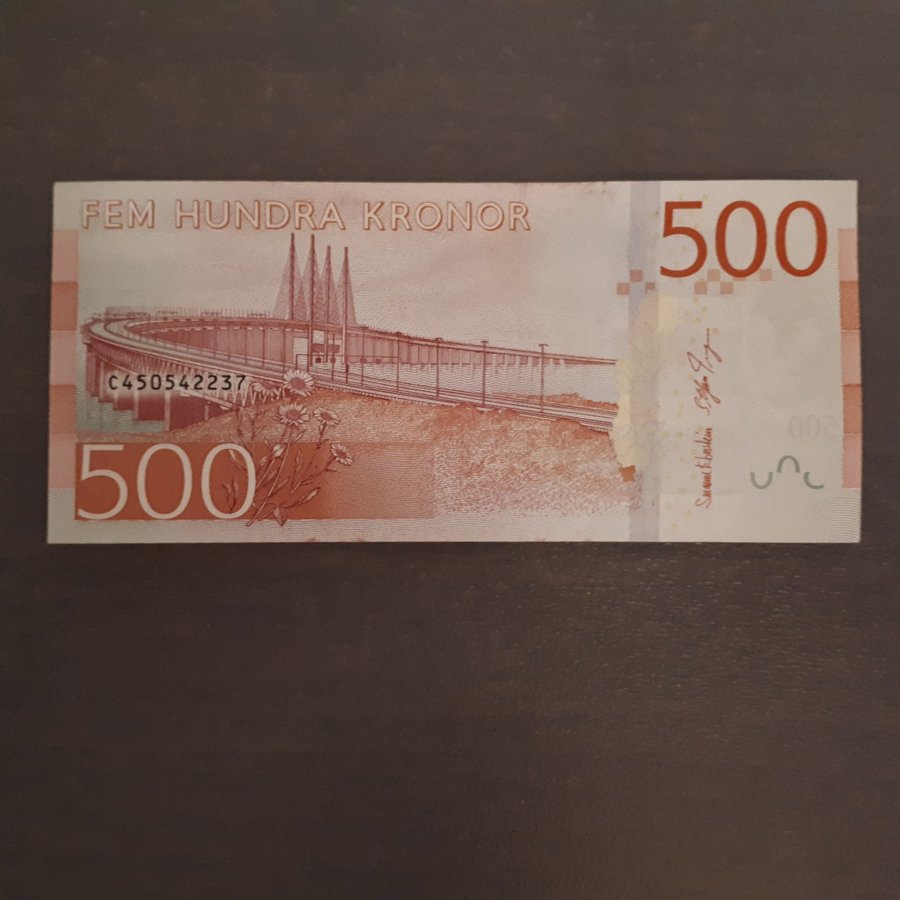 Se produkter som liknar 1 st 500 kr sedel i ocirkuler.. på Tradera ...