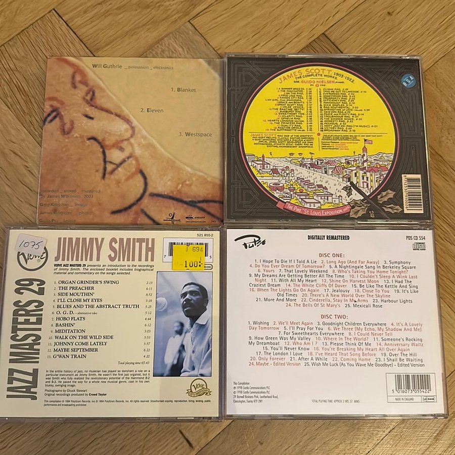 CD-skivor: Will Guthrie, James Scott, Jimmy Smi.. | Köp på Tradera ...