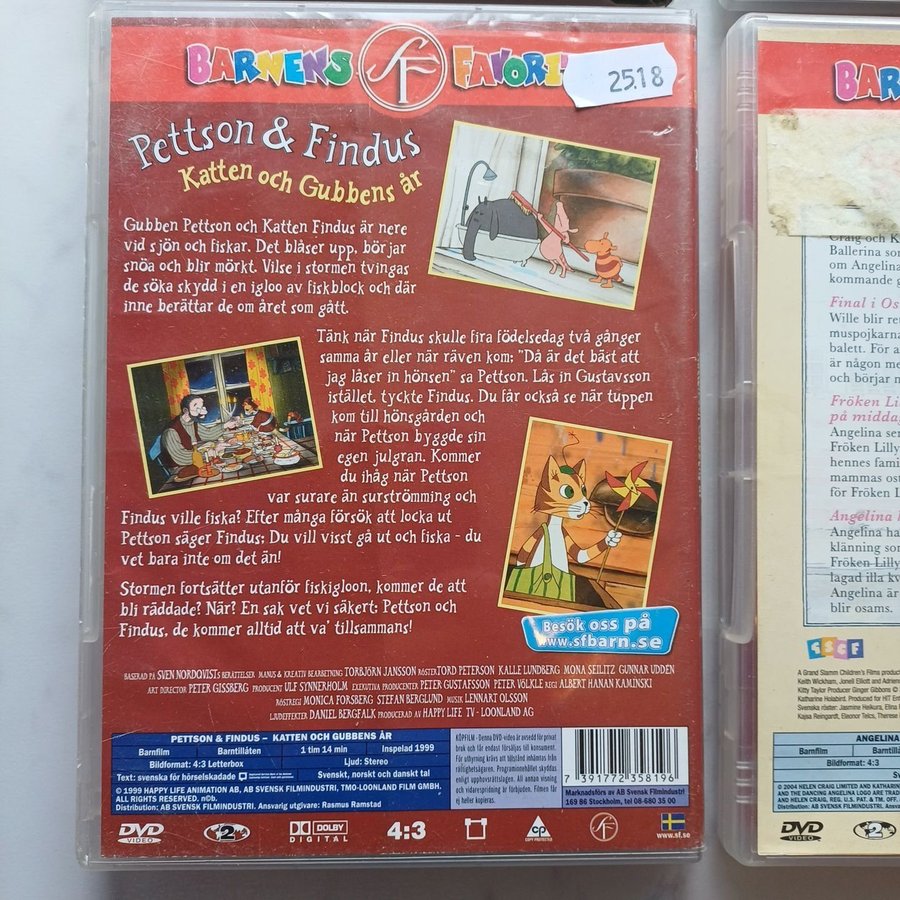 Se produkter som liknar Barnens Favoriter DVD-filmer .. på Tradera ...