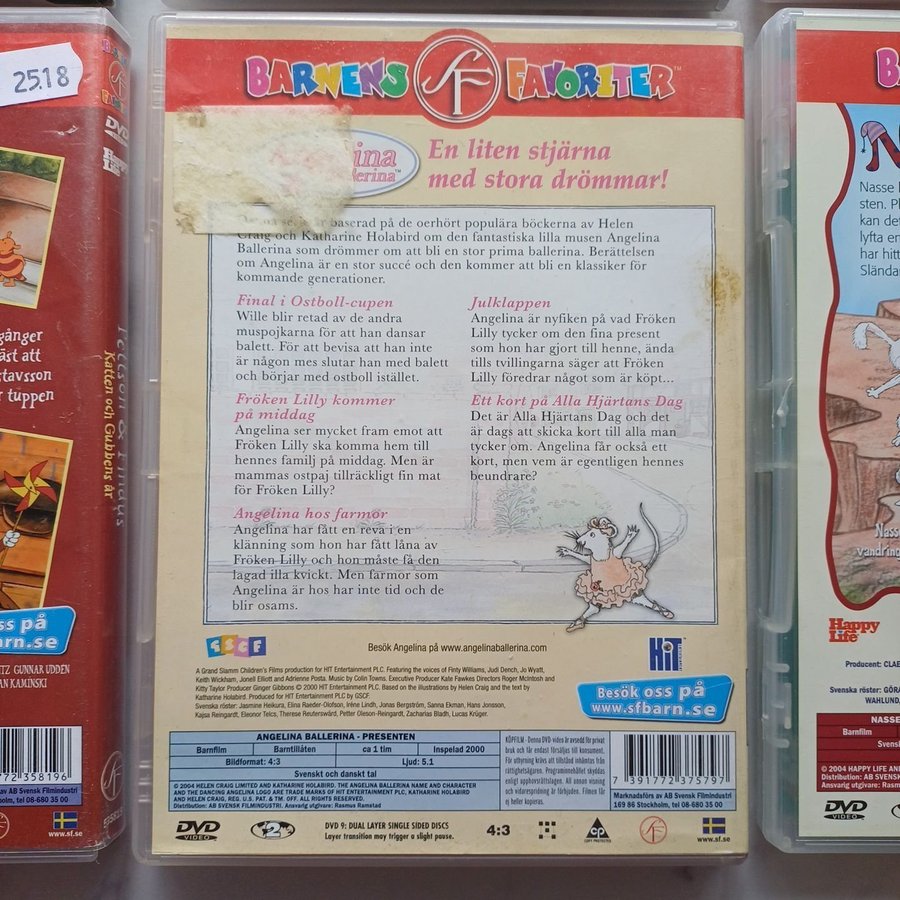 Se produkter som liknar Barnens Favoriter DVD-filmer .. på Tradera (691317956)
