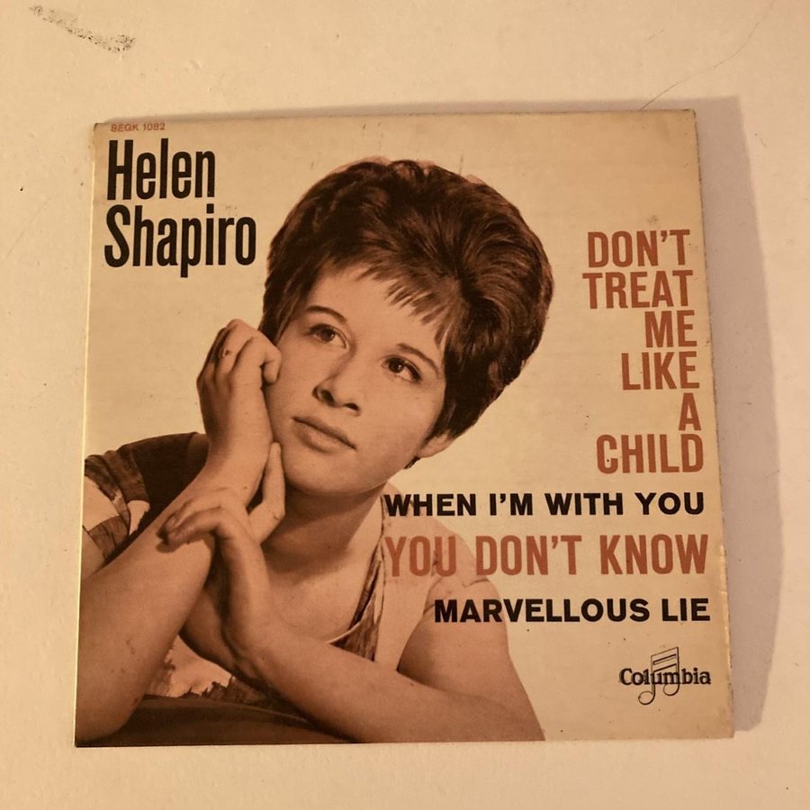 HELEN SHAPIRO - DON´T TREAT ME LIKE A CHILD. (7 HELEN SHAPIRO - DON´T TREAT ME LIKE A CHILD. (7