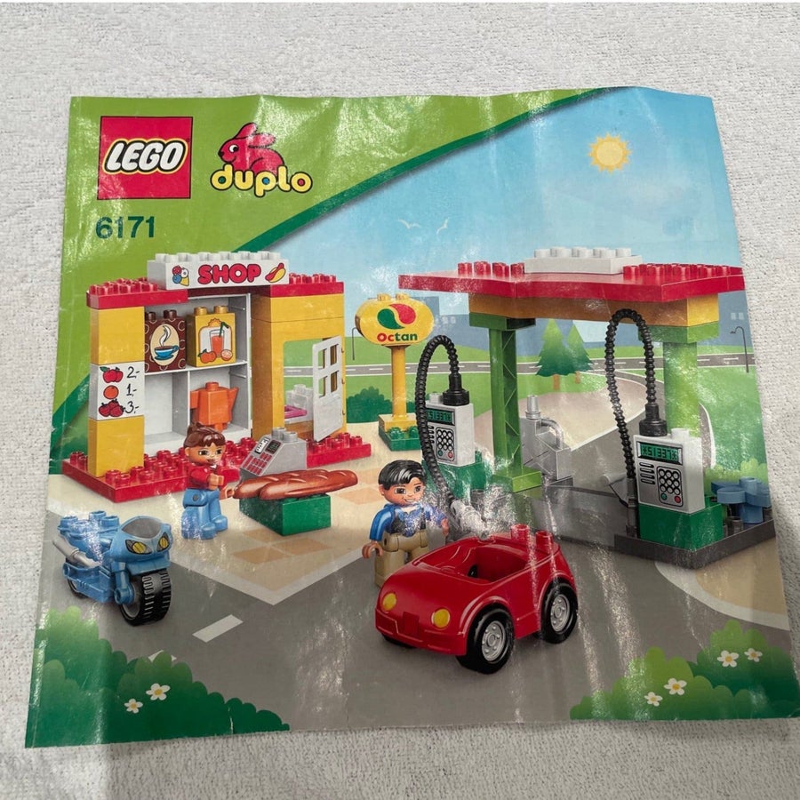 LEGO Duplo 6171 Butik och Bensinstation | Köp på Tradera (737662862)