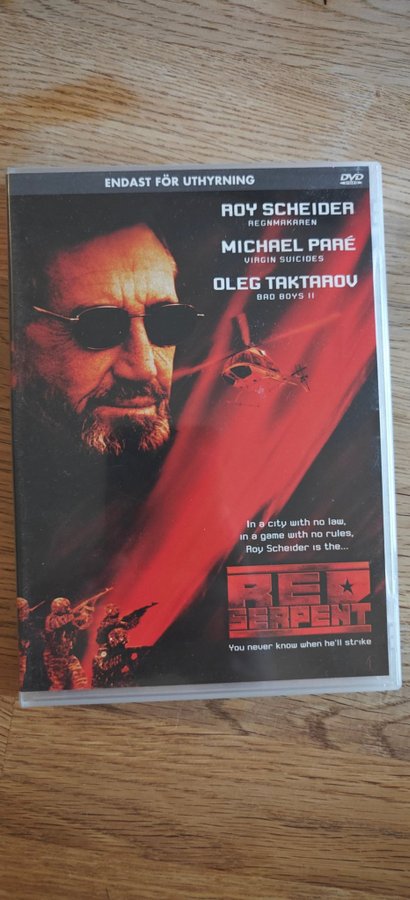 Red Serpent - med Roy Scheider, Michael Paré oc.. | Köp på Tradera ...