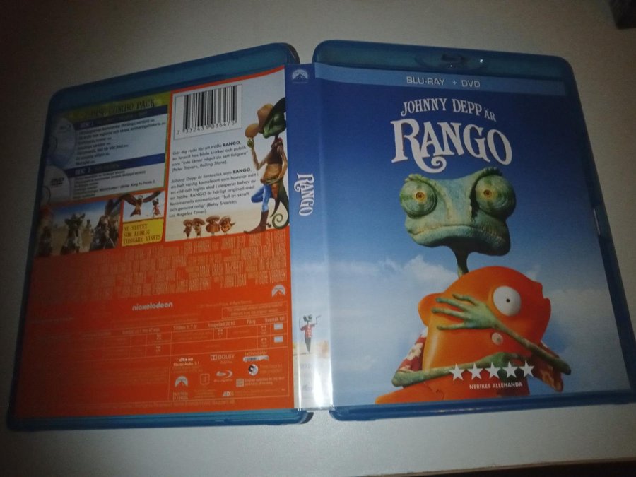 Rango (2-disc) (Blu-ray + DVD) | Köp på Tradera (577202267)