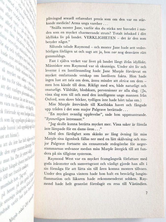 ETT KARIBISKT MYSTERIUM 1965 1A UTG AGATHA CHRI.. | Köp på Tradera ...