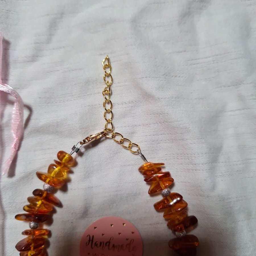 Handgjort Amber Armband | Köp på Tradera (713146512)