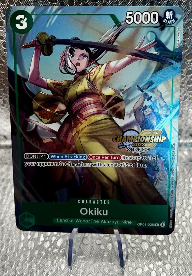 One Piece TCG - Okiku OP01-035 R Championships .. | Köp på Tradera ...