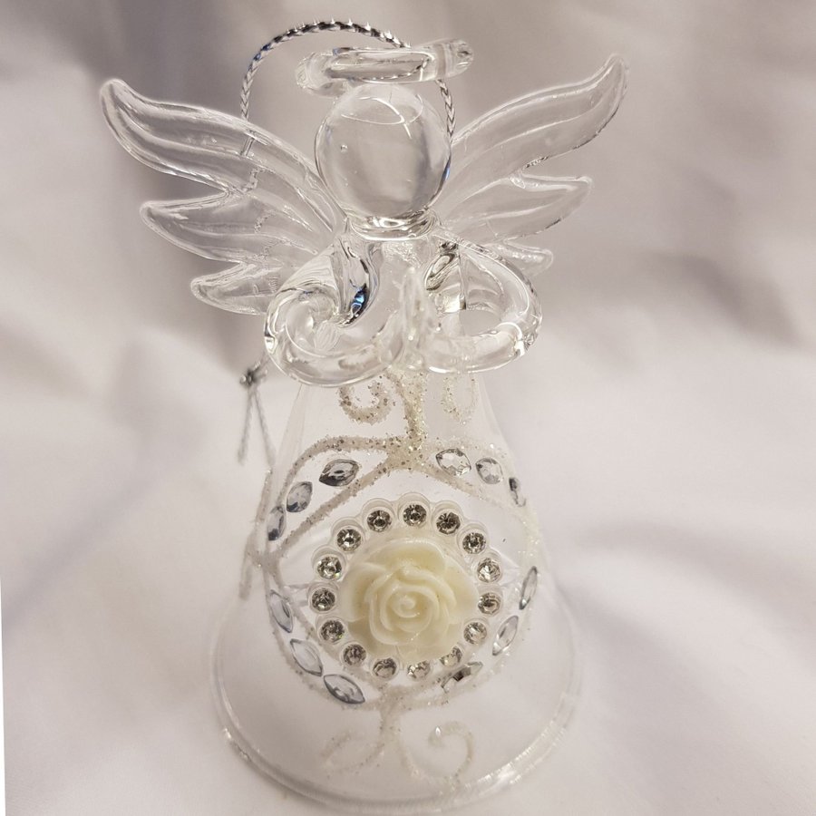 Glas ängel samlarobjekt. Handgjorda så varje än.. | Köp på Tradera ...