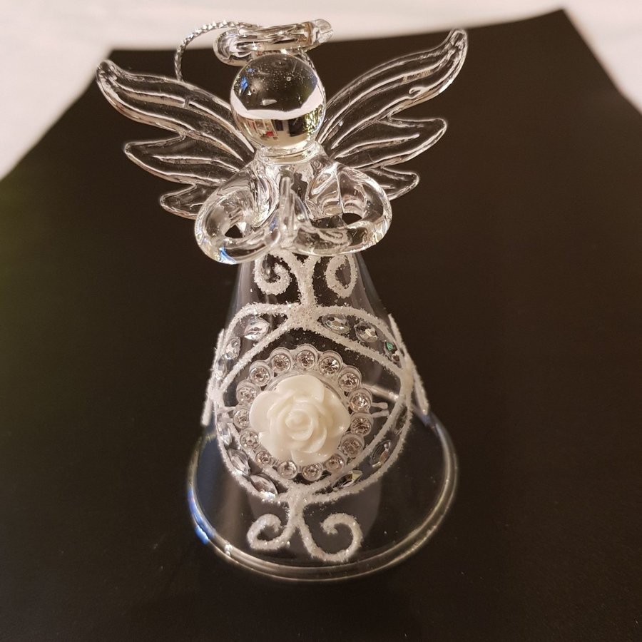 Glas ängel samlarobjekt. Handgjorda så varje än.. | Köp på Tradera ...