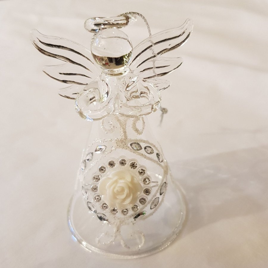 Glas ängel samlarobjekt. Handgjorda så varje än.. | Köp på Tradera ...