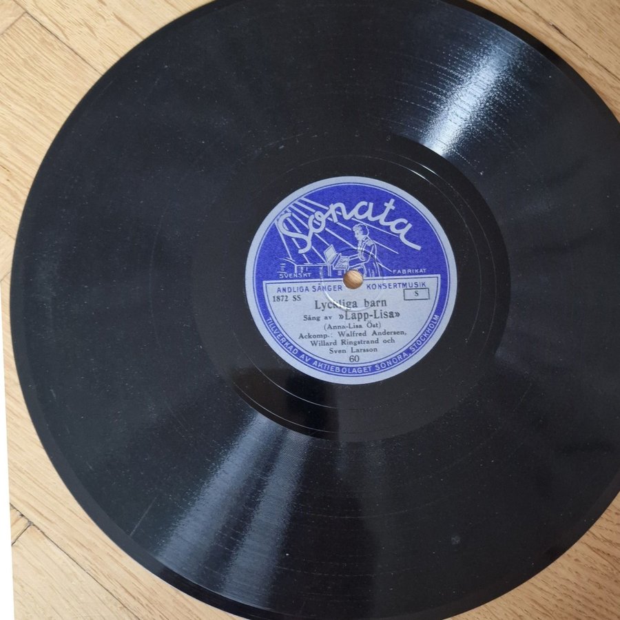 Stenkaka, skiva, Sonata, Aktiebolaget Sonora, S.. | Köp på Tradera ...