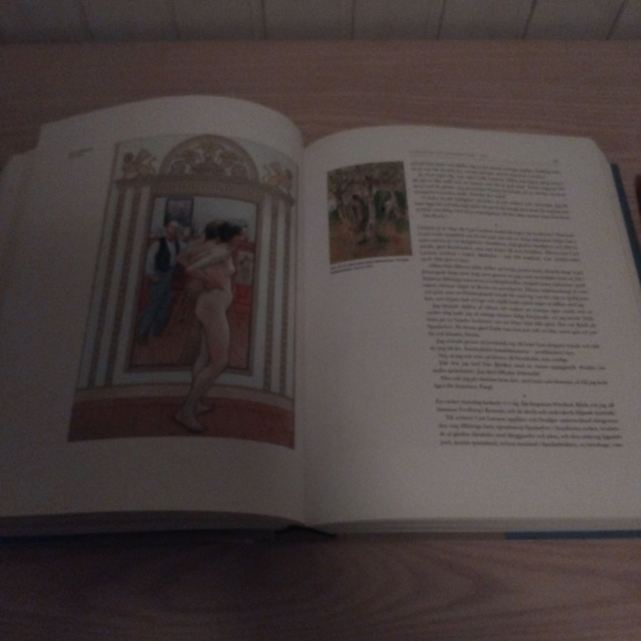 Carl Larsson: Signerat med pensel och penna av .. | Köp på Tradera ...