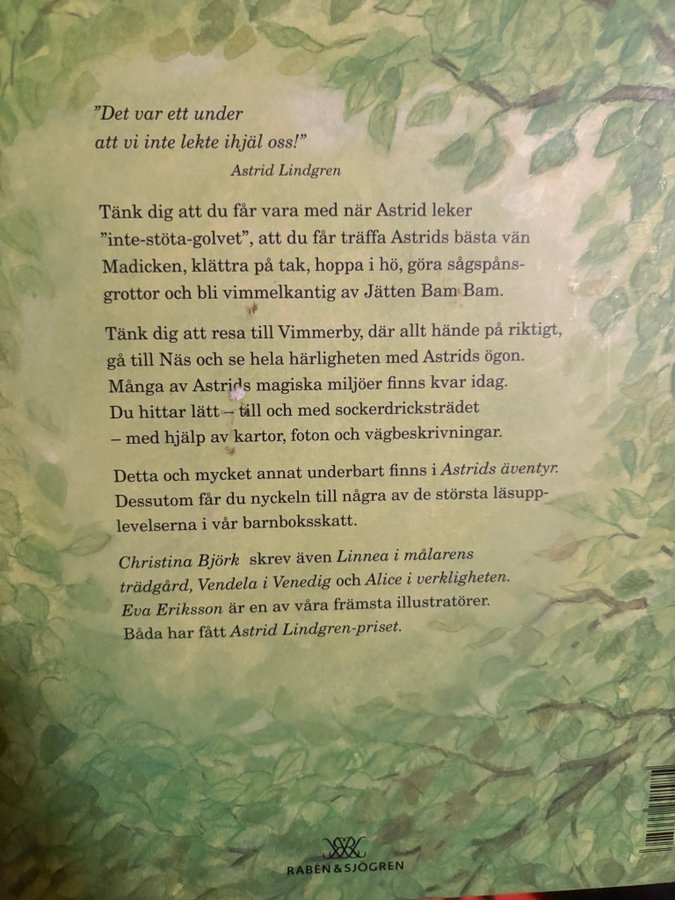 Astrids äventyr - innan hon blev Astrid Lindgre.. | Köp på Tradera ...