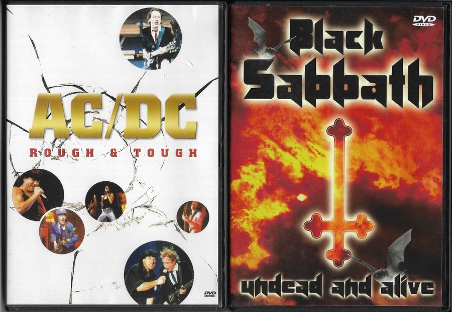 6 DVD MUSIKPAKET - AC/DC BLACK SABBATH JOHN FOG.. | Köp på Tradera ...