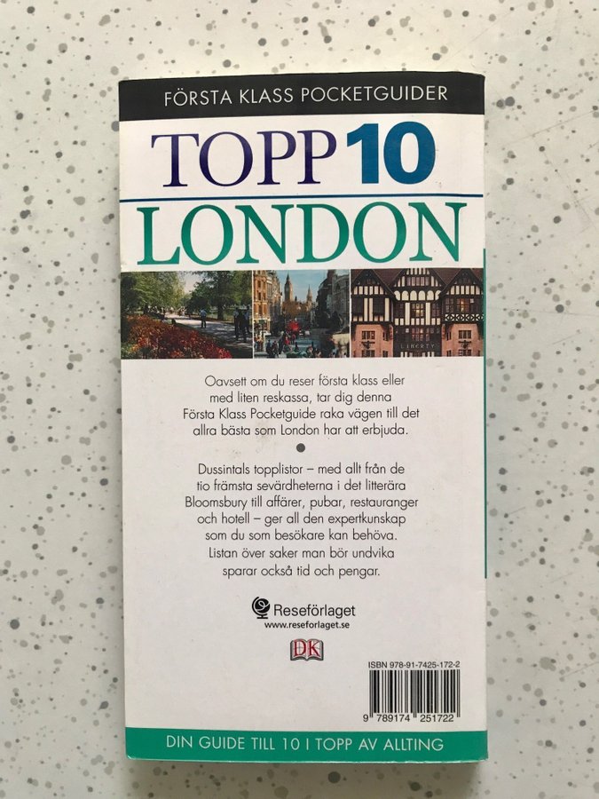 Bok Topp 10 London: Din guide till 10 i topp av.. | Köp på Tradera ...
