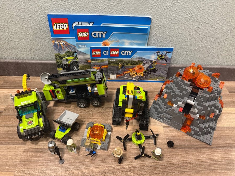 Lego 60124 - City volcano exploration base | Köp på Tradera (698090381)