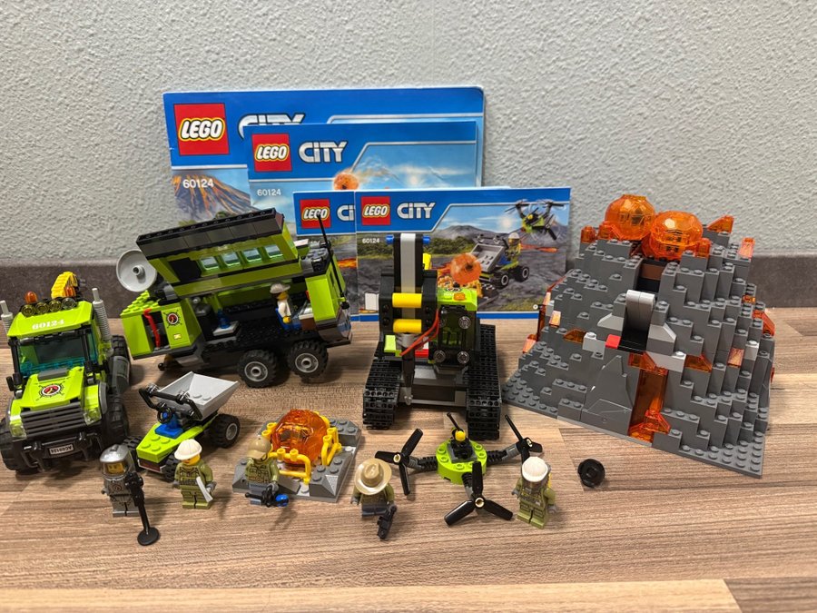 Lego 60124 - City volcano exploration base | Köp på Tradera (698090381)