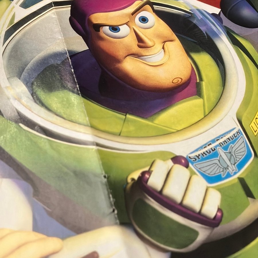 TOY STORY ORIGINAL ÄLDRE DUBBELSIDIG STOR POSTER | Köp på Tradera ...