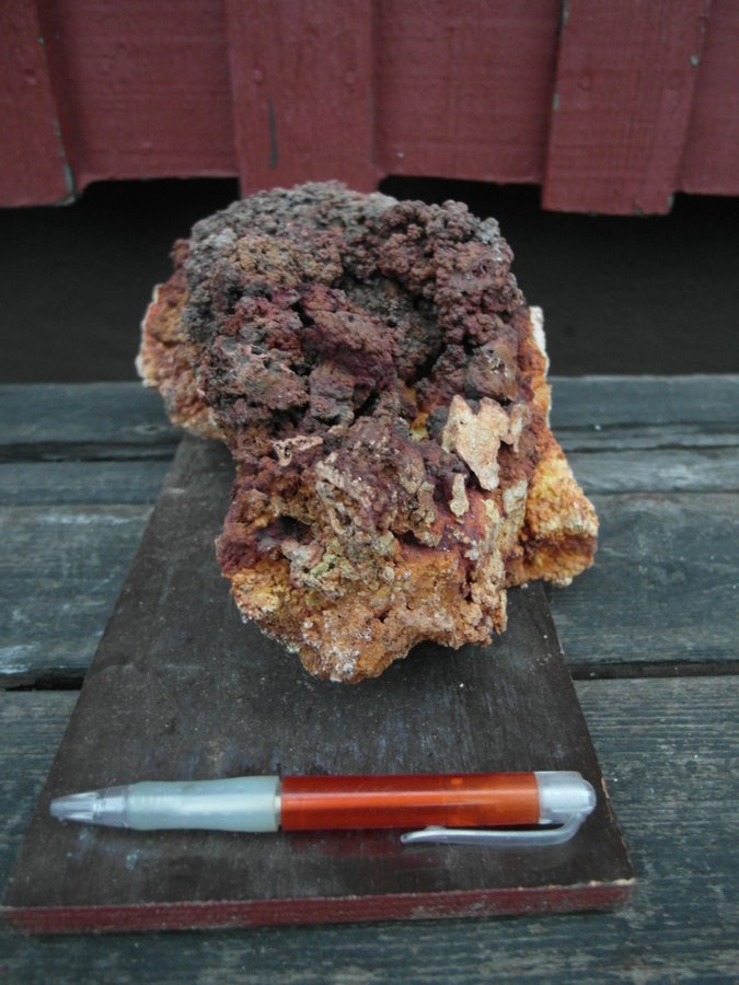 lava / stenformation från vulkanen Eldfell på ö.. | Köp på Tradera ...