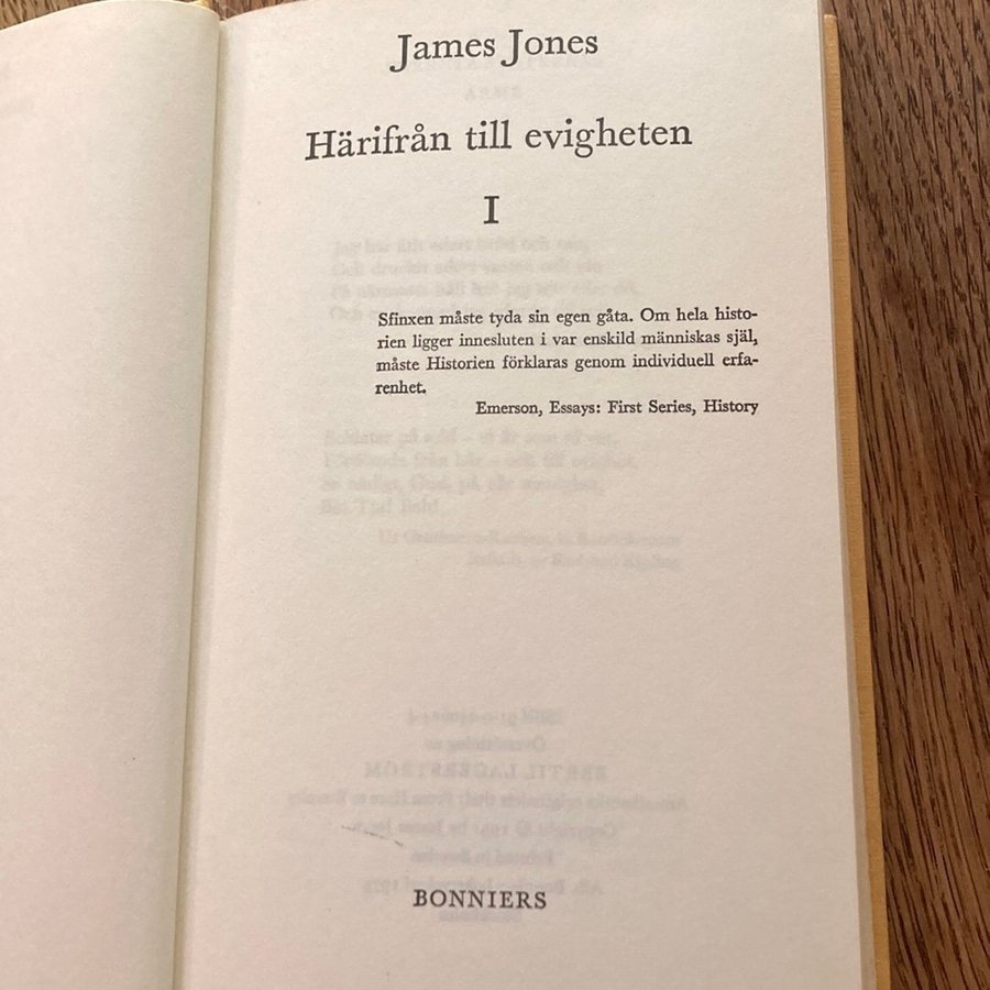 Härifrån till evigheten I - James Jones | Köp på Tradera (712391811)