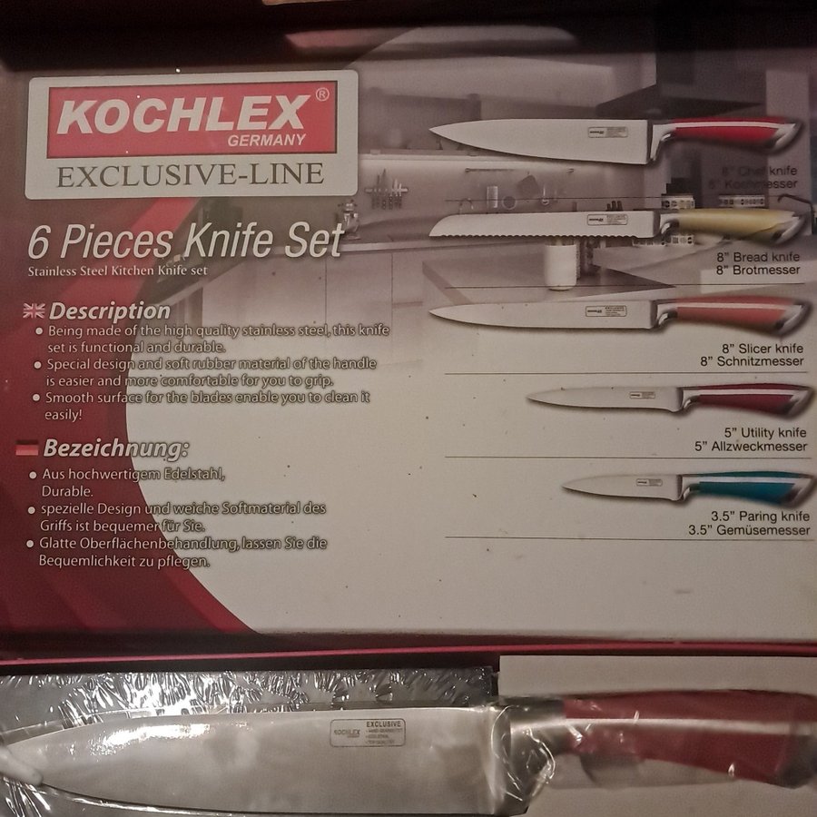 KOCHLEX EXCLUSIVE-LINE 6-delad knivset | Köp på Tradera (701860002)