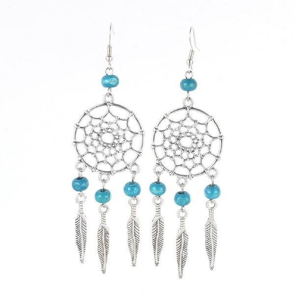 Vintage Hängande Drömfångare formad Örhängen me.. | Köp på Tradera ...