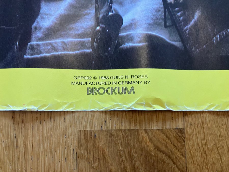 Guns N' Roses original Poster | Köp på Tradera (708949885)