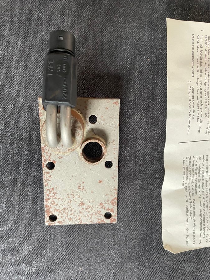 Defa motorvärmare Volvo , Renault | Köp på Tradera (713298759)