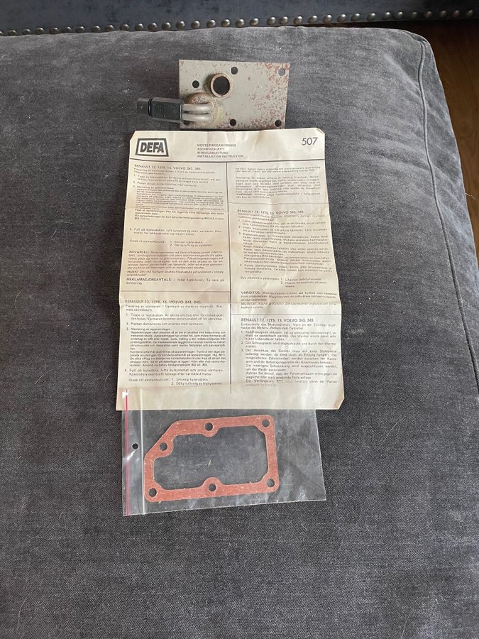 Defa motorvärmare Volvo , Renault | Köp på Tradera (713298759)