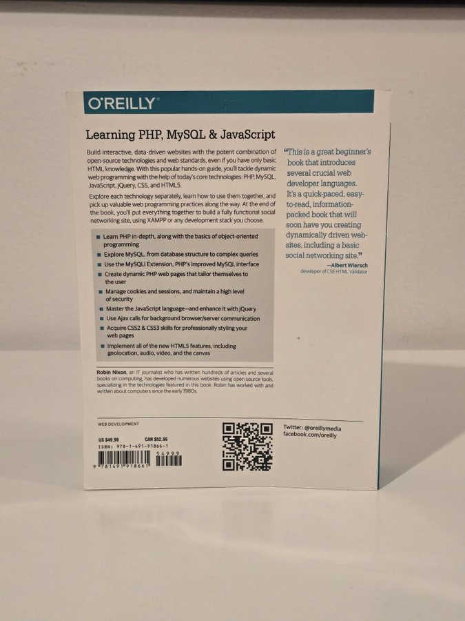 Learning PHP, MySQL & JavaScript 4th Edition | Köp på Tradera (713208480)