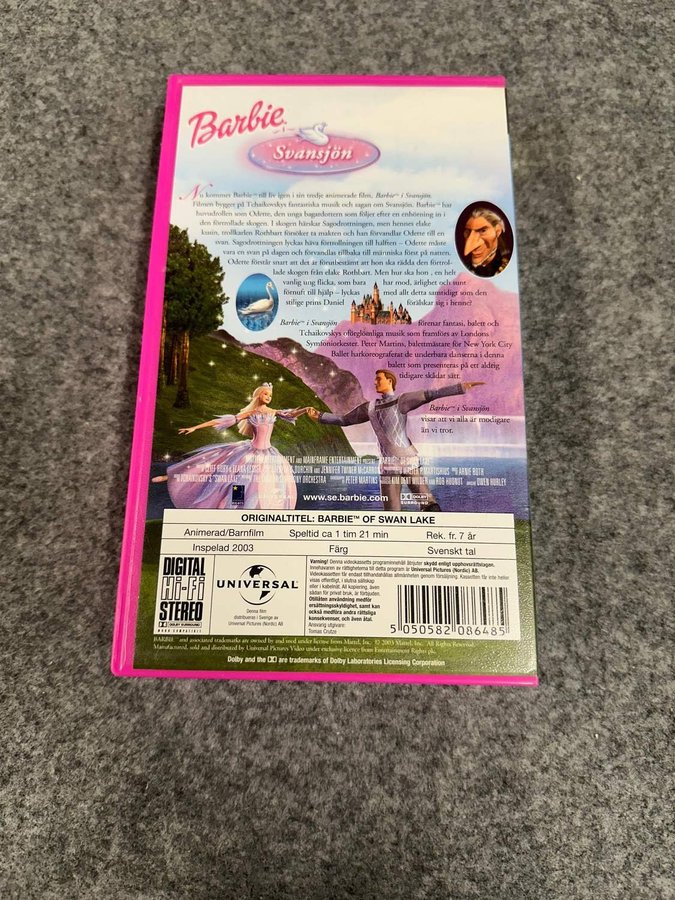 Barbie - Svansjön - VHS | Köp från LindesFynd på Tradera (630995713)