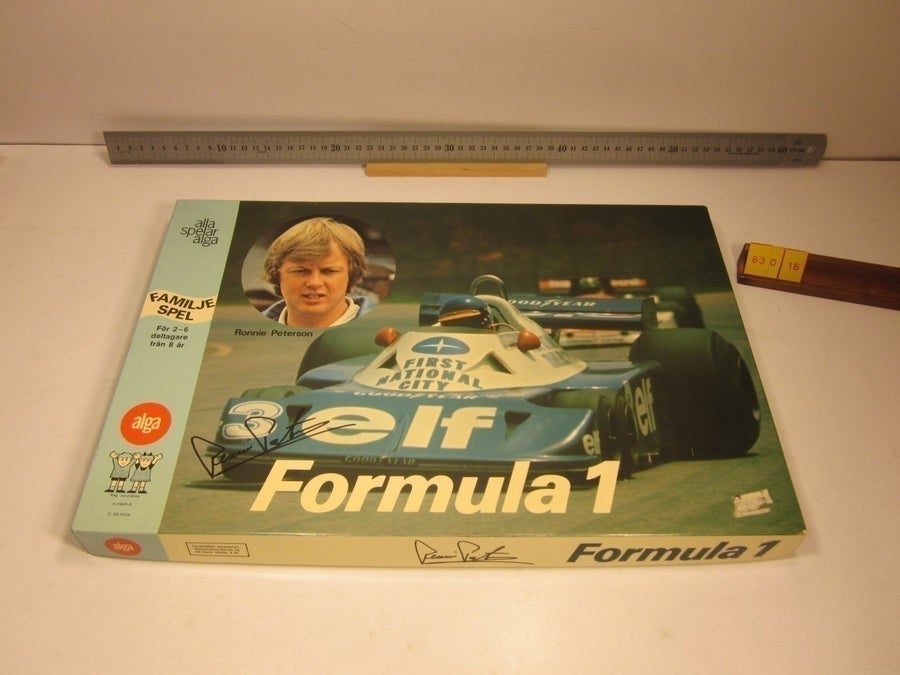 Formula 1, Ronnie Peterson, Alga, Komplett i Mk.. | Köp på Tradera ...