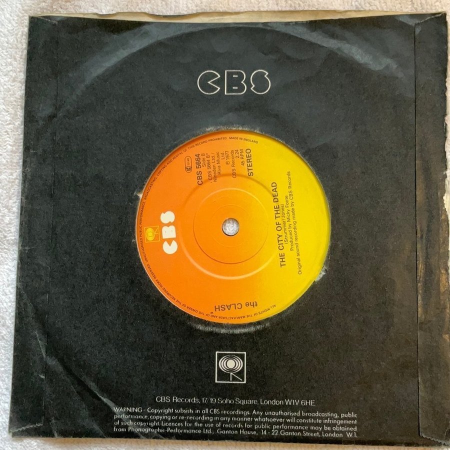 The Clash - Complete Control / City of the Dead.. | Köp på Tradera ...