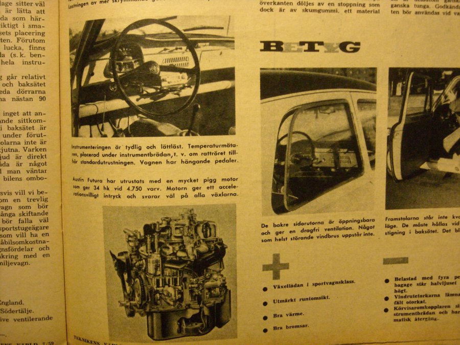 Nytest från 1959 av Austin A40 Futura | Köp på Tradera (707387338)