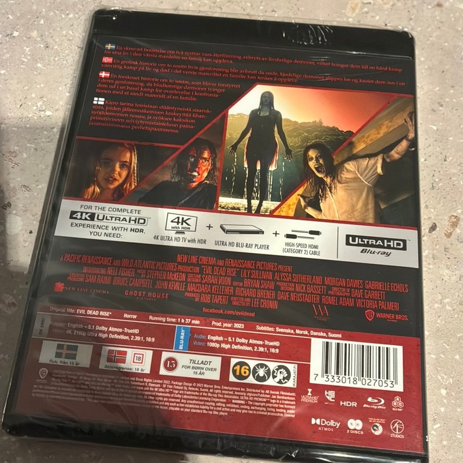 Evil Dead Rise 4K Ultra HD + Blu-ray | Köp på Tradera (713459481)