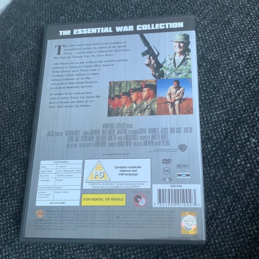 The Green Berets (DVD) | Köp på Tradera (717649623)