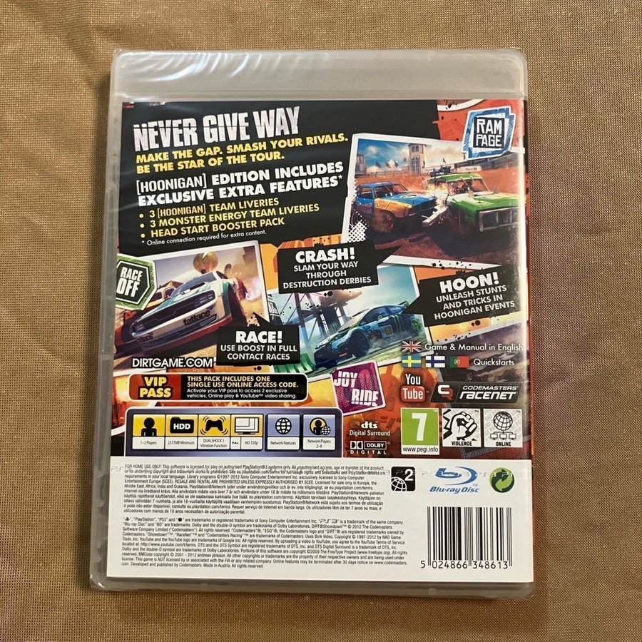 Oöppnad Dirt Showdown [Hoonigan] Exclusive Edit.. | Köp på Tradera ...