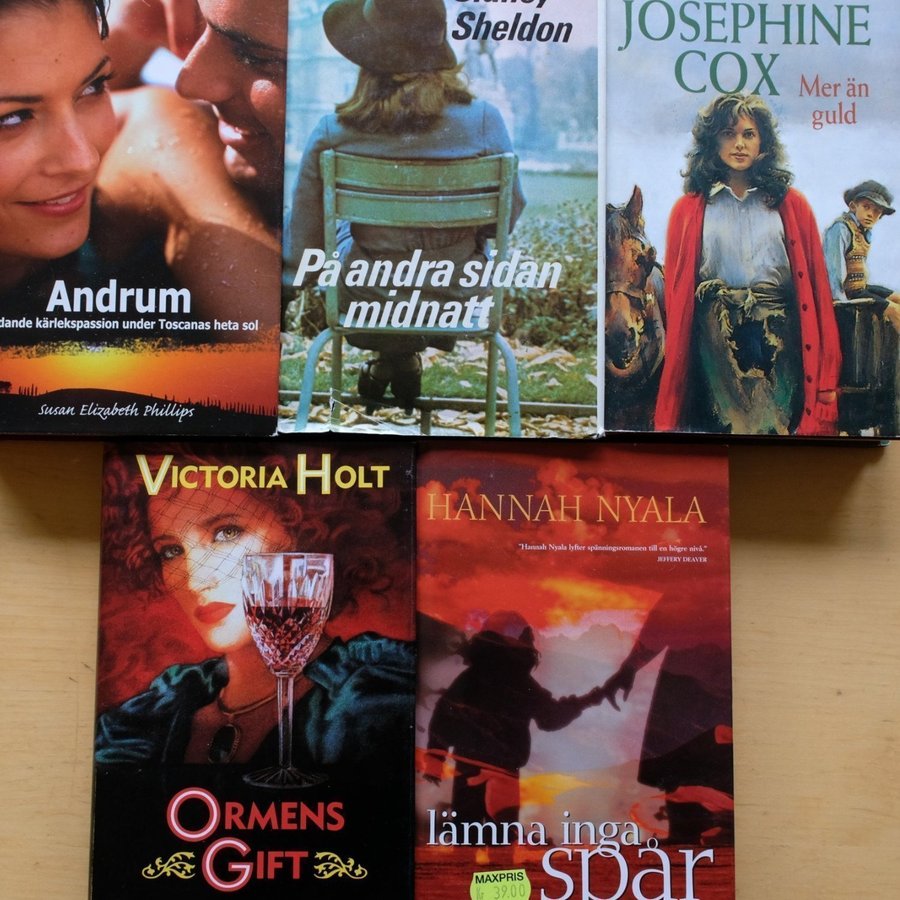 Bokpaket Susan Elizabeth Phillips, Sidney Sheld.. | Köp på Tradera ...