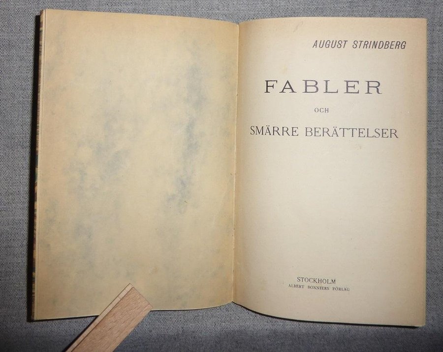 August Strindberg - Fabler | Köp på Tradera (713293757)