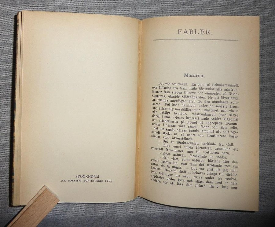 August Strindberg - Fabler | Köp på Tradera (713293757)