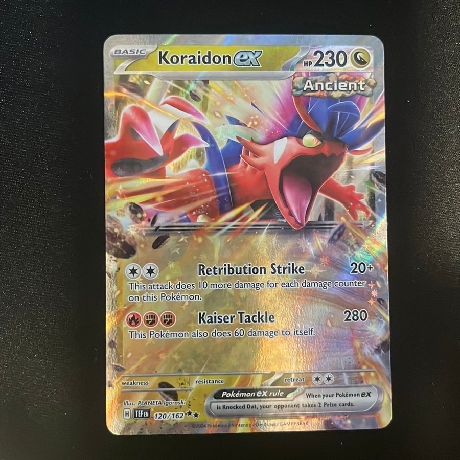 Koraidon ex 120/162(TEF) Temporal Forces | Köp på Tradera (710374833)