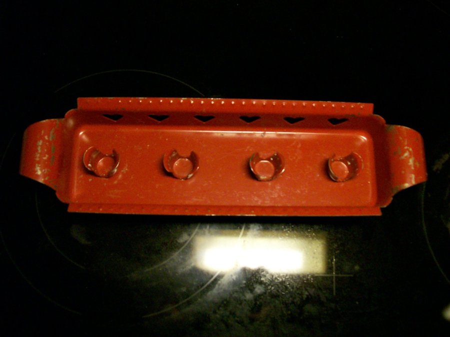 Retro Advent Ljusstake Röd | Köp på Tradera (708446023)