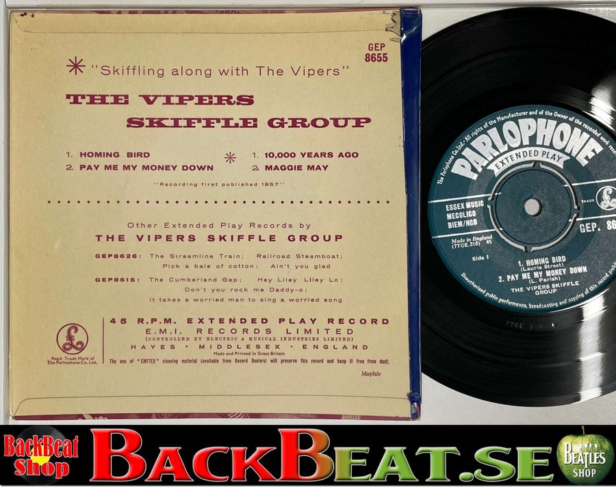 THE VIPERS SKIFFLE GROUP - SKIFFL.. | Köp från backbeat på Tradera ...