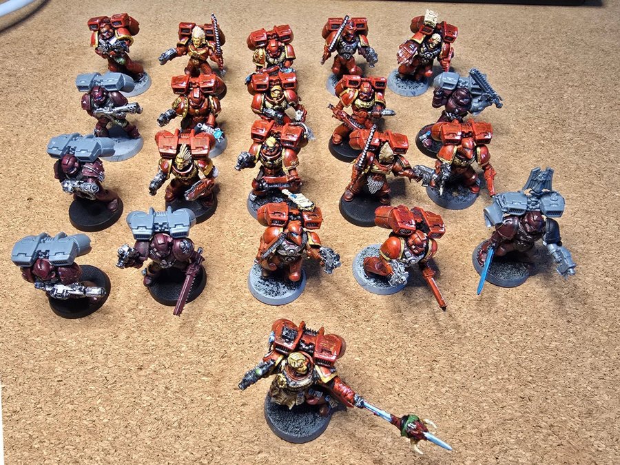 Warhammer 40k Space Marines Jump pack och Captain | Köp på Tradera ...