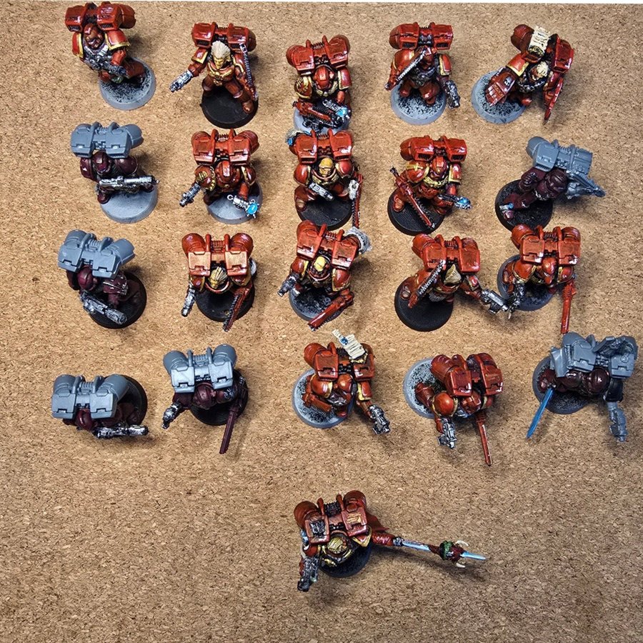 Warhammer 40k Space Marines Jump pack och Captain | Köp på Tradera ...