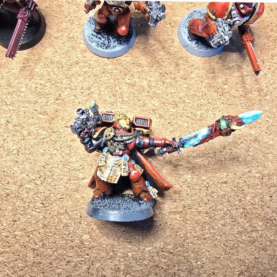 Warhammer 40k Space Marines Jump pack och Captain | Köp på Tradera ...