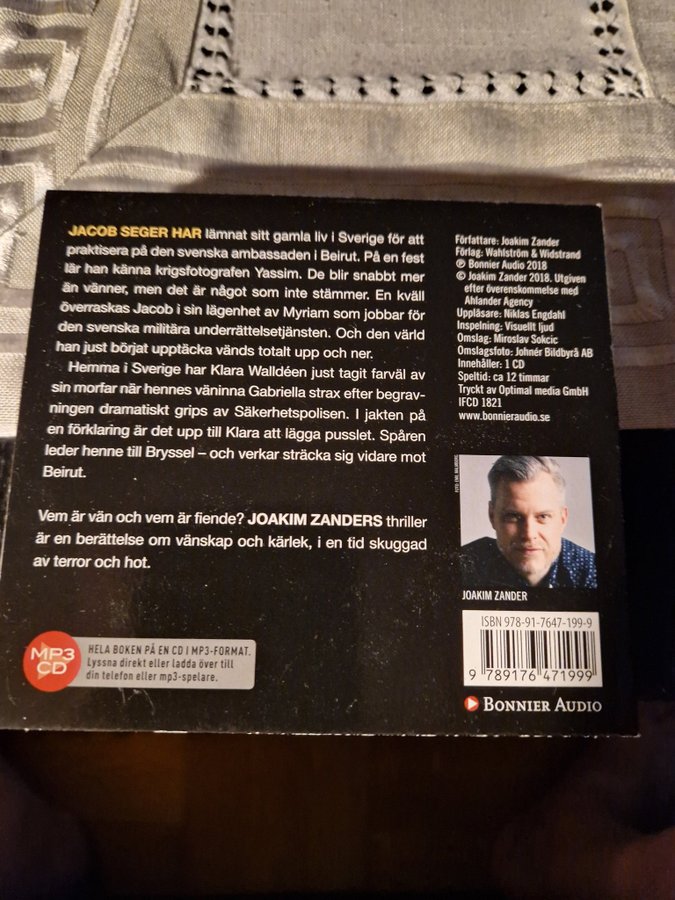 Vännen av Joakim Zander (MP3 CD) | Köp på Tradera (733490091)