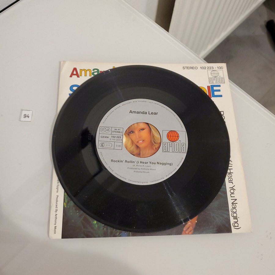 Amanda Lear - Solomon Gundie / Rockin' Rollin' .. | Köp på Tradera ...